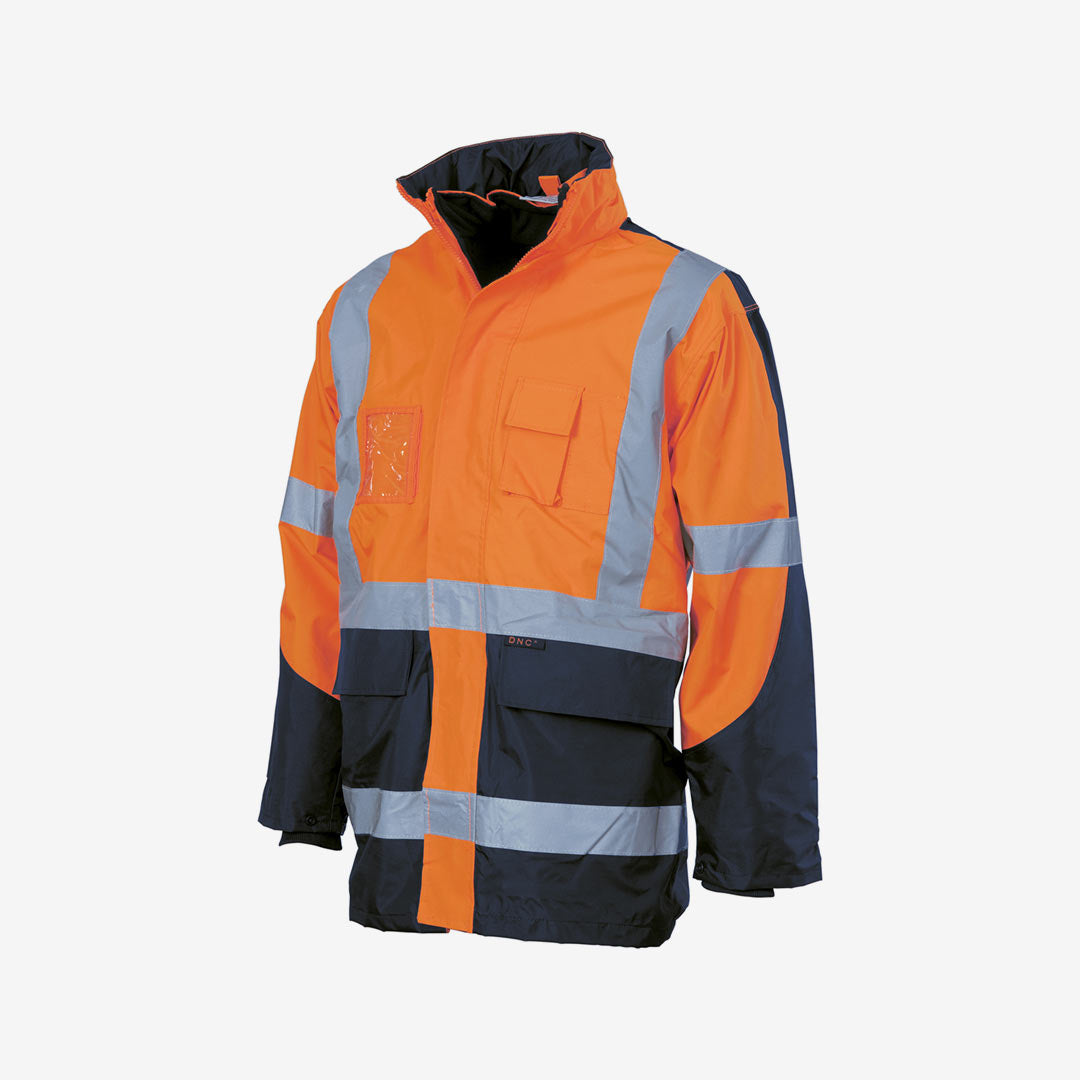 Buy Custom DNC Men's HiVis Two Tone 6 in 1 Jacket - Mercha – mercha.com.au